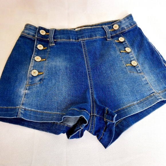 Happily Grey | Shorts | Happily Grey Brand The Double Button Up High ...